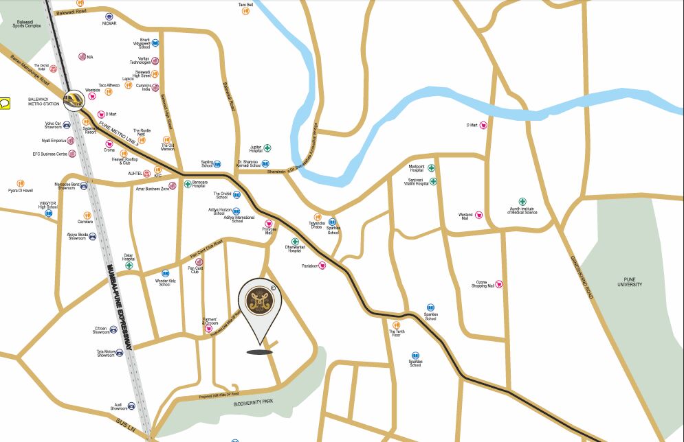 The Ornate in Pancard Club Road, Baner, Pune by Majestique Landmarks ...