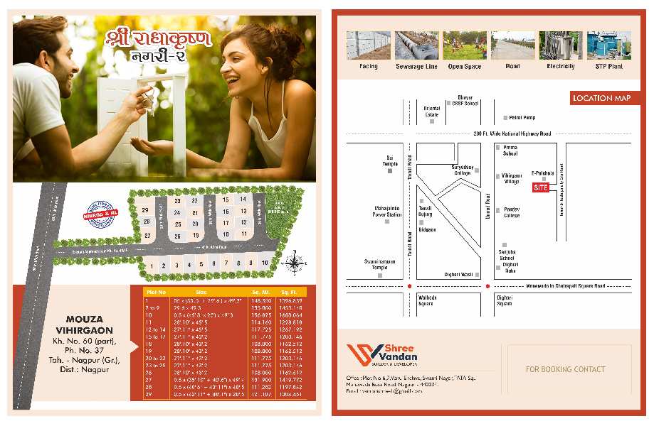 Residential Plot 1200 Sq.ft. for Sale in Umred Road, Nagpur (REI1067012)